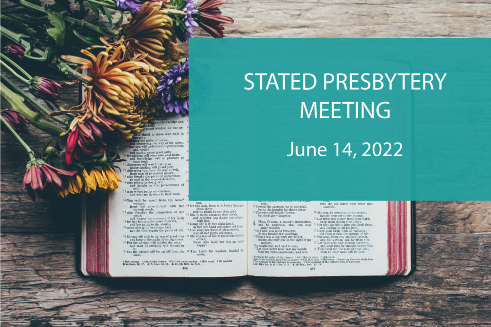 PREPARE: Points to prepare for 6/14 Stated Meeting in person ...