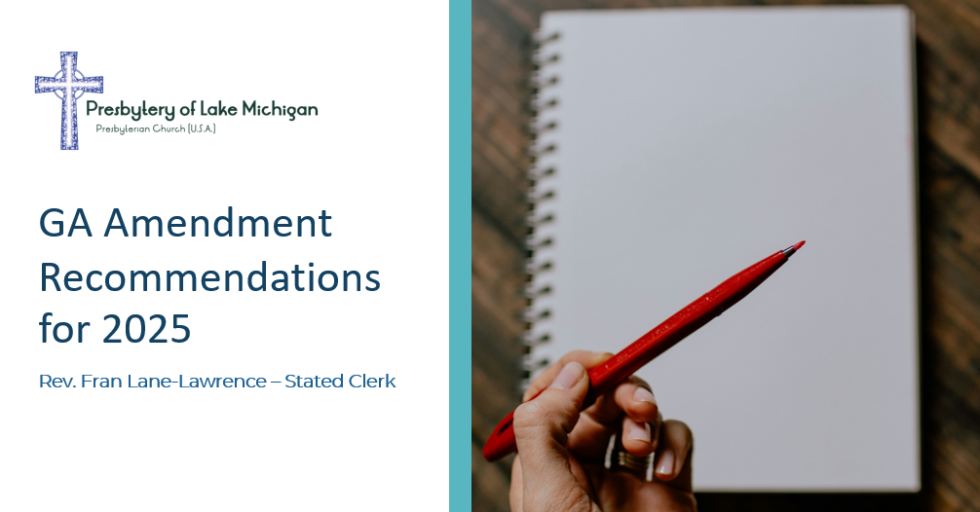 March 8 Stated Meeting: Key Votes on Amendments and Ecumenical ...